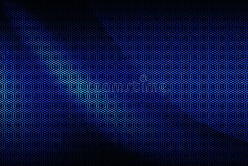 Blue wave metallic mesh stock illustration. Illustration of color ...