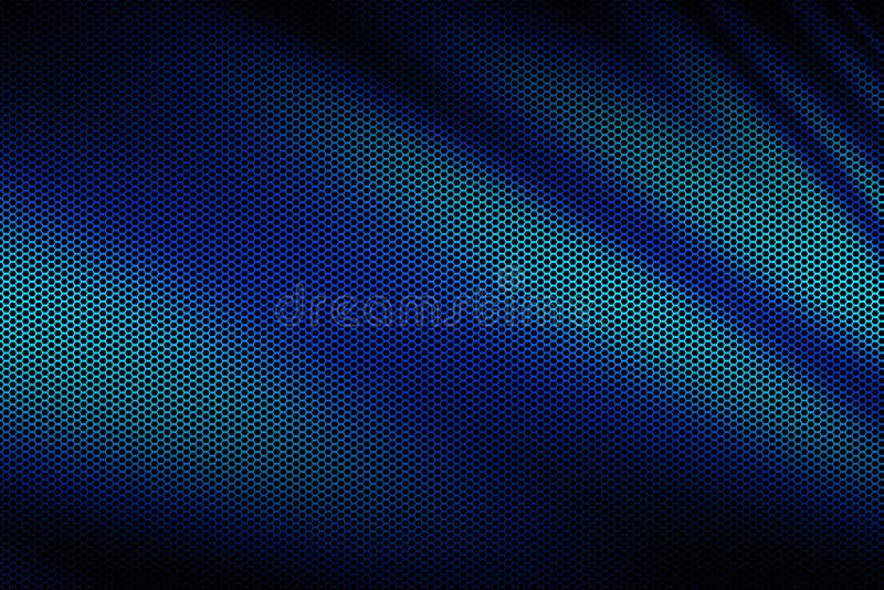 Blue Wave Metallic Mesh Background Stock Illustration - Illustration of ...