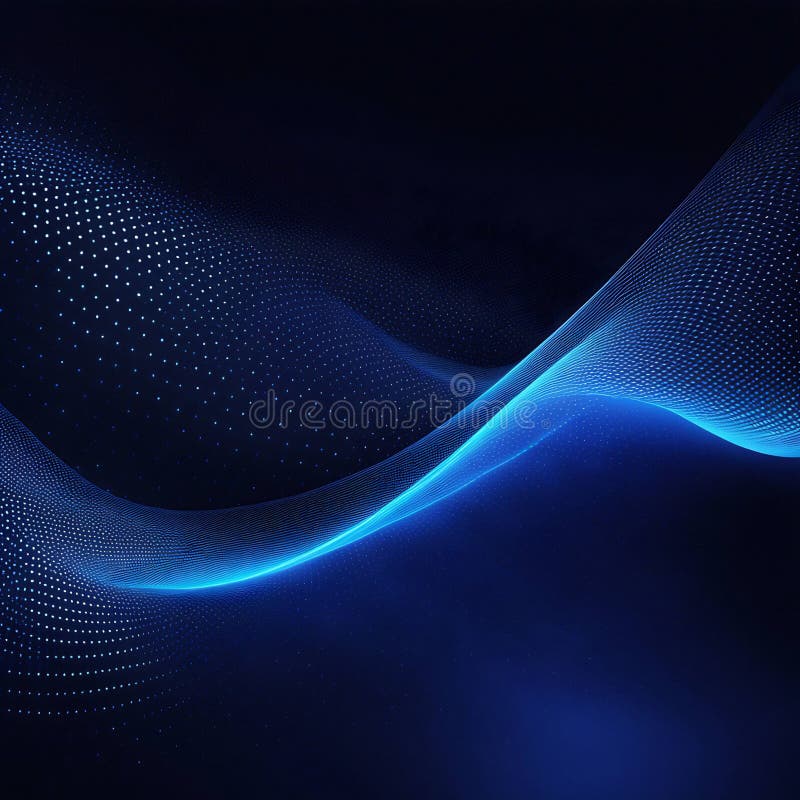Blue Wave Modern Abstract Backgrounds Electronic Wave Stock ...