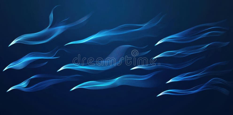 Blue Wave Motion Graphics for Dynamic Backgrounds and Visual Effects ...