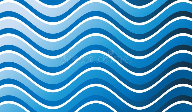 Blue Wave Pattern Background Vector Stock Vector - Illustration of wave ...