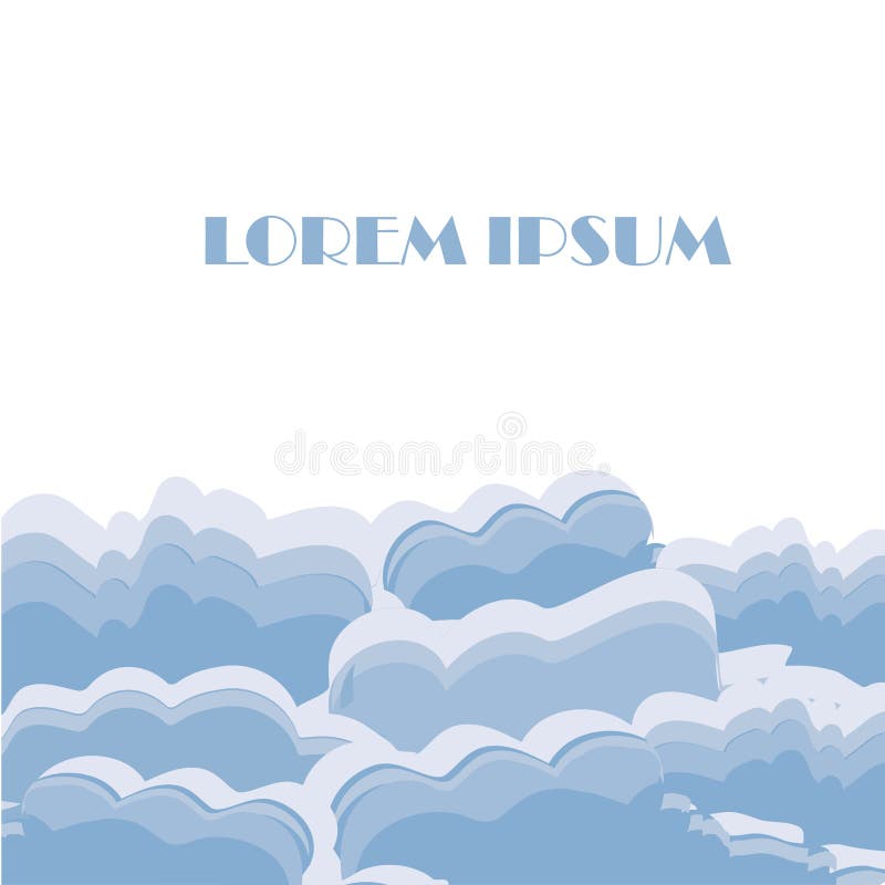 Blue Wave Pattern Background, Lorem Ipsum. Art Design Element Stock ...