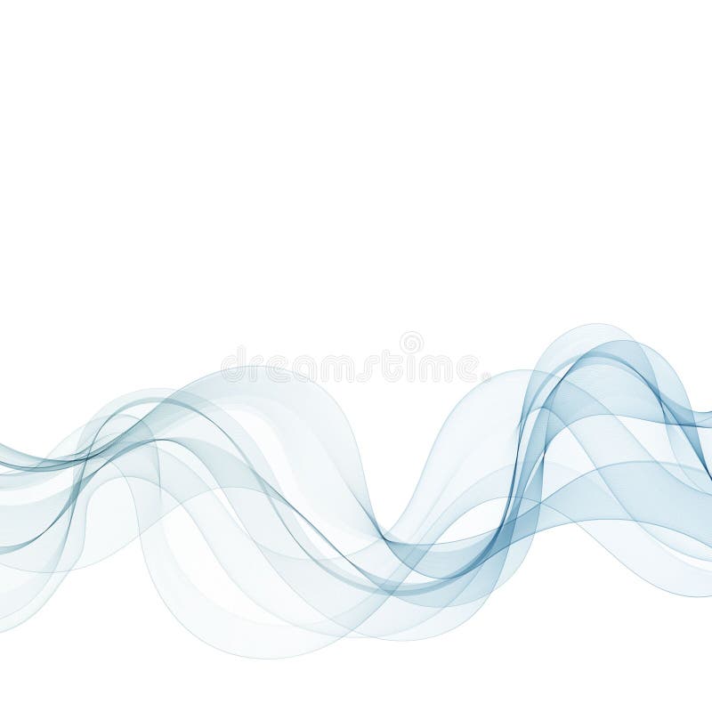 Blue Wave Pattern. Design Element. Vector Graphics. Eps 10 Stock Illustration - Illustration of ...