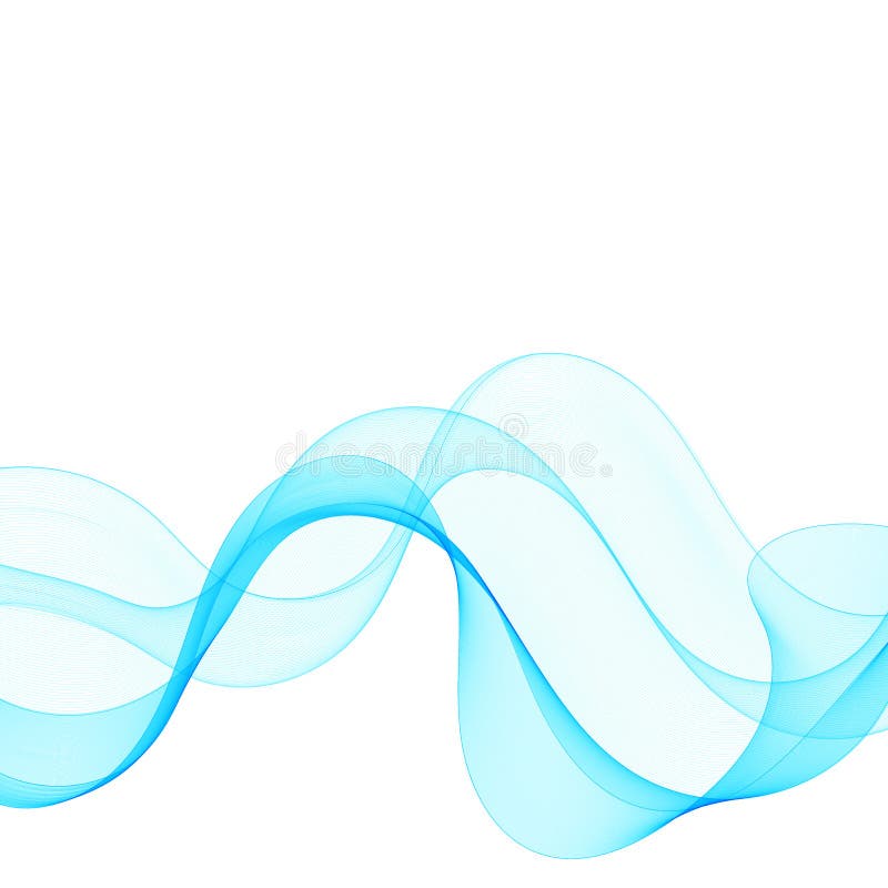 Blue Wave Pattern. Template for Presentation. Vector Design Element ...