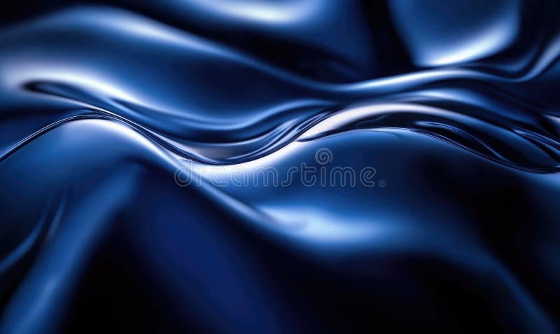 A Blue Wave with a Silver Background Stock Illustration - Illustration ...
