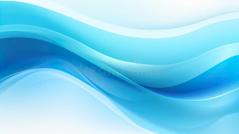 Blue Wave Swirls Bright Colored Gradient Waves Background , Generate AI ...