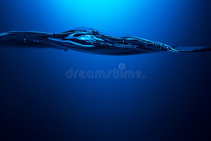Blue wave of water stock photo. Image of underwater, clean - 48118156