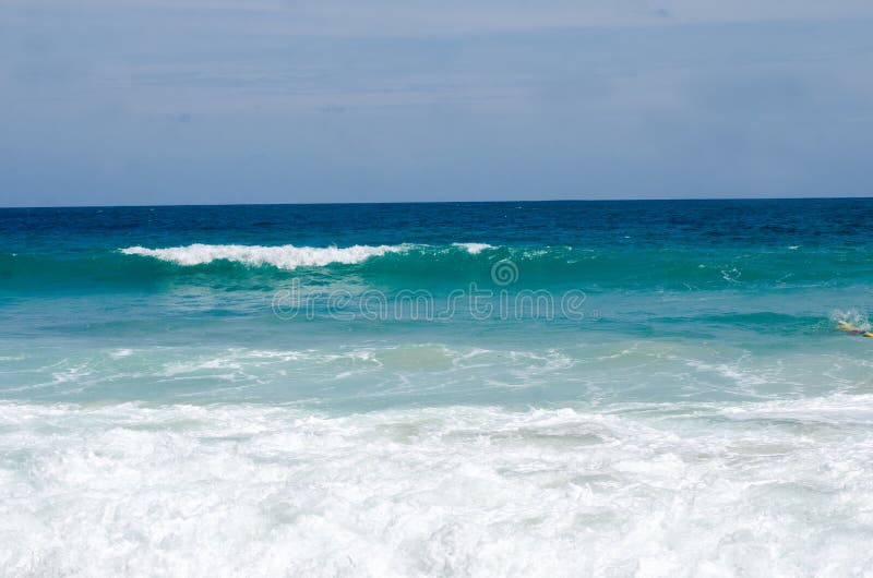 Blue wave wind day stock photo. Image of wave, winddy - 157509710