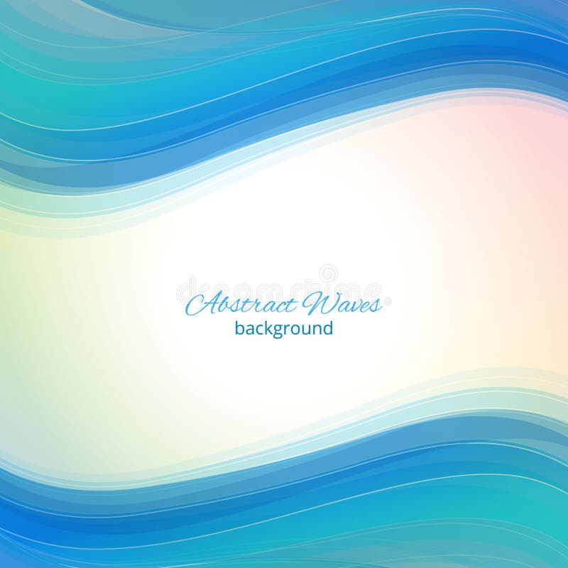 Blue Waves Background. Abstract Blue Wave Background Blue Wave Business ...