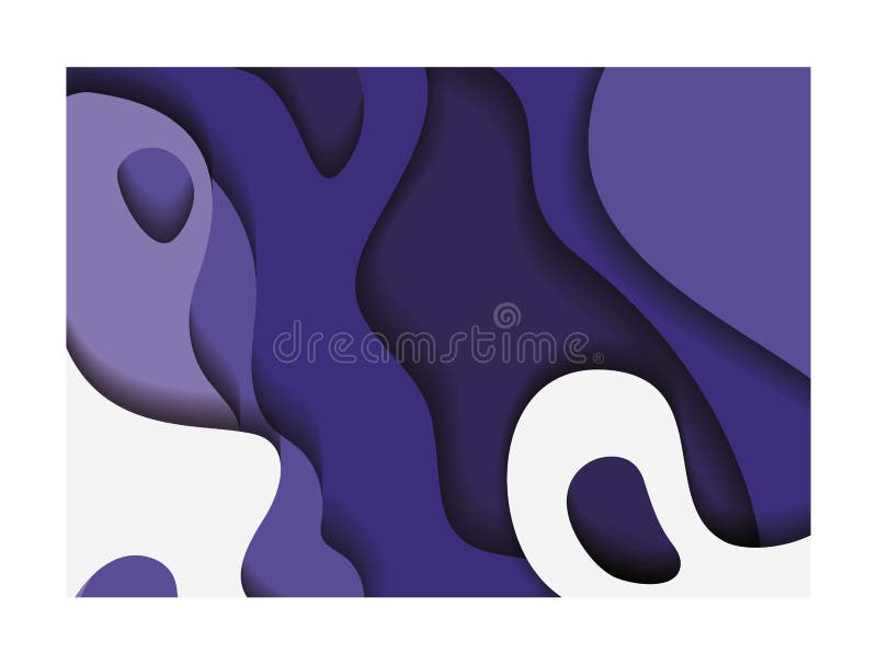 Blue Waves Background Inside Frame Vector Design Stock Vector ...