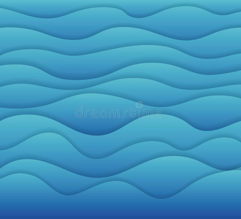 Blue Waves Background Vector Design Stock Vector - Illustration of ...