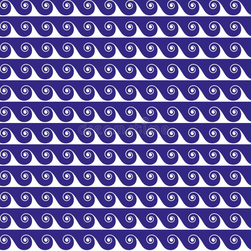 Seamless Pattern Greece Waves Stock Illustrations – 386 Seamless ...