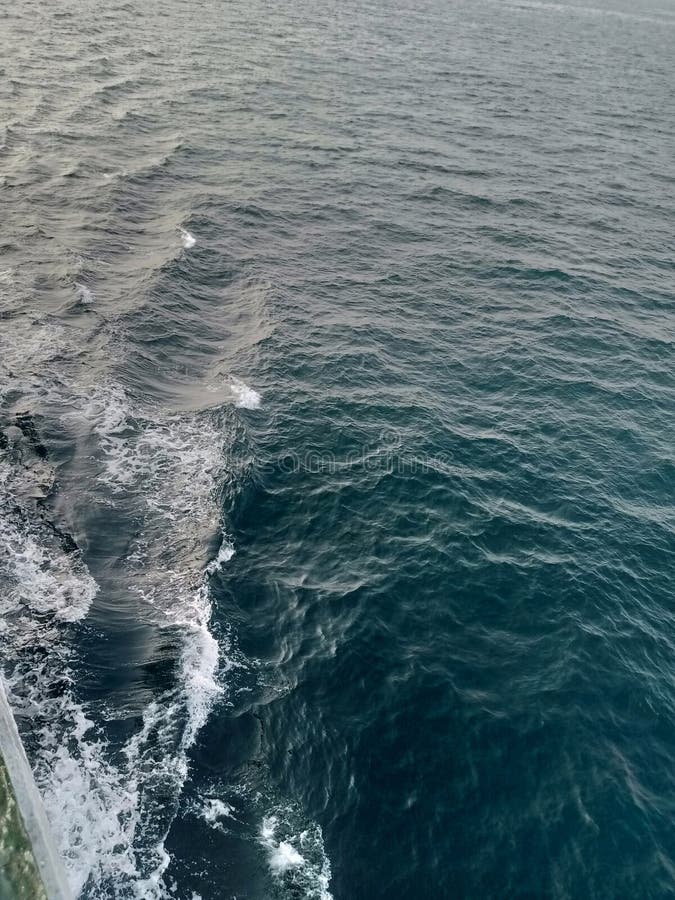 The Blue Waves of the Sea are Very Beautiful Stock Photo - Image of ...