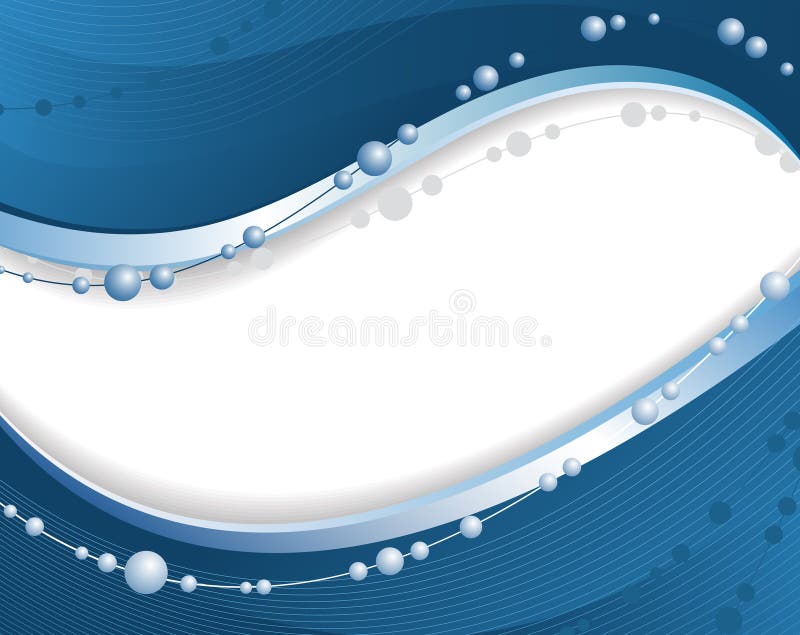 Blue Wavy Abstract Background Stock Vector - Illustration of luminosity ...