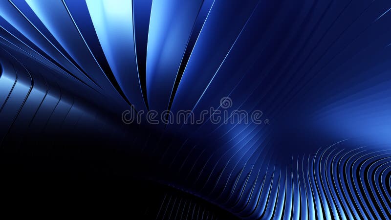 Blue Wavy Abstract Background Stock Illustration - Illustration of ...