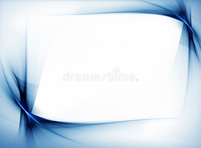 Blue wavy border stock illustration. Illustration of abstract - 9087615