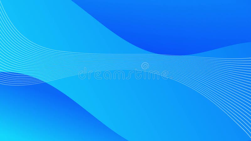 Blue Wavy Lines Abstract Loop Background. Stock Footage - Video of ...