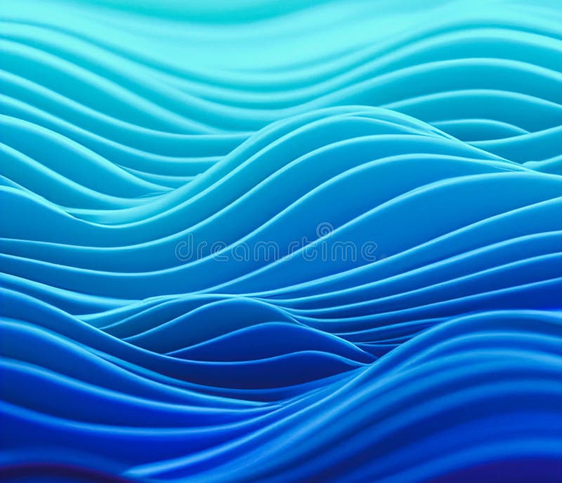 Blue Wavy Texture for Backgrounds Stock Illustration - Illustration of ...