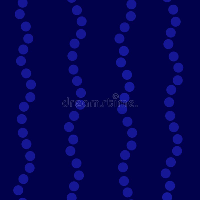 Blue Wavy Uneven Vertical Dots Stripes on Blue Background. Seamless ...