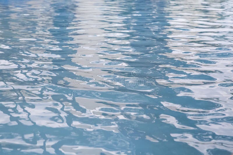Blue Wavy Water in the Pool. Background Stock Image - Image of travel ...