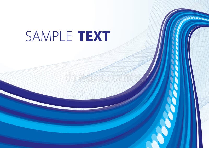 Blue way stock vector. Illustration of light, background - 13073521