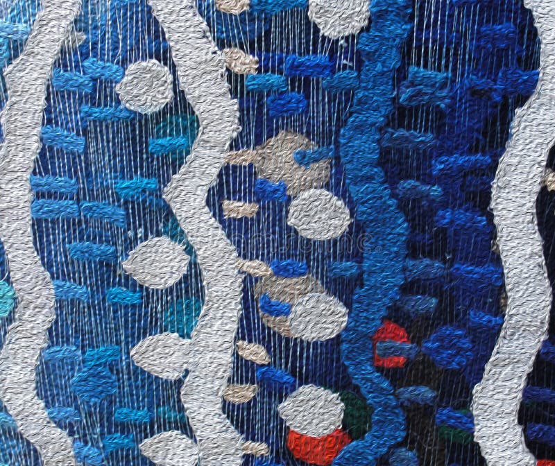 Blue Weaving Texture Background for Creative Projects Stock Photo ...