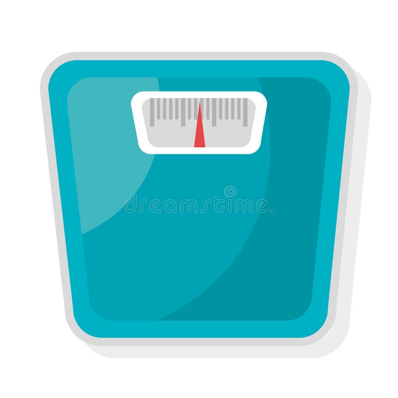 Blue Weight Balance, Vector Graphic Stock Vector - Illustration of ...