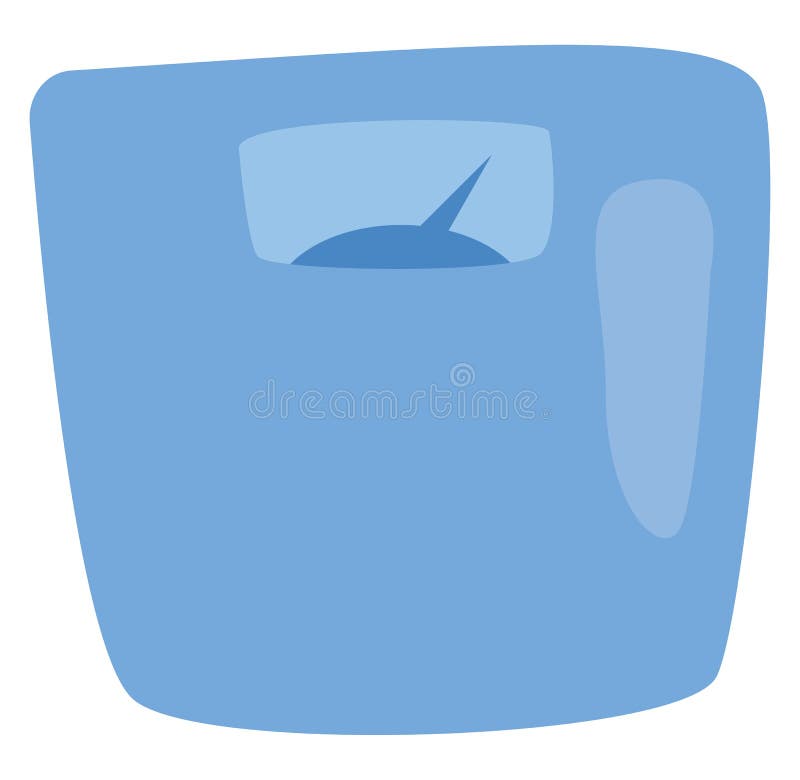 Blue Weight on White Background Stock Vector - Illustration of icon ...