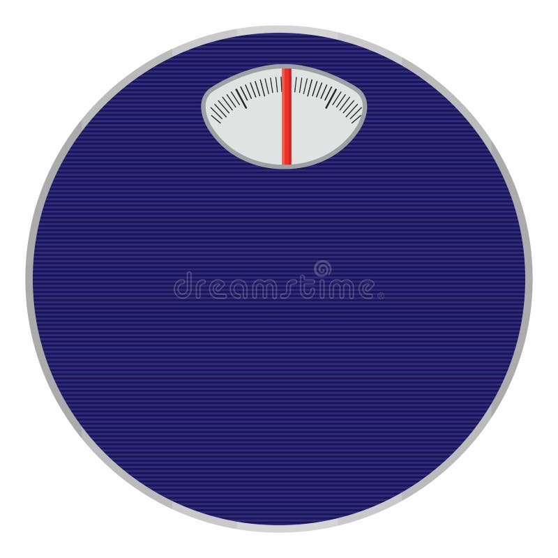 Blue Weight on White Background Stock Vector - Illustration of icon ...