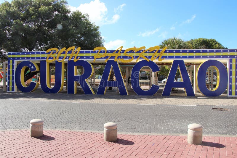 Welcome to Curacao stock photo. Image of city, curacao - 50599266