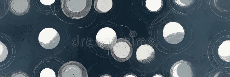 Blue and White Abstract Background with Random Circles Ai Generated ...