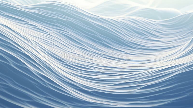 A Blue and White Abstract Background with Wavy Lines Stock Illustration ...