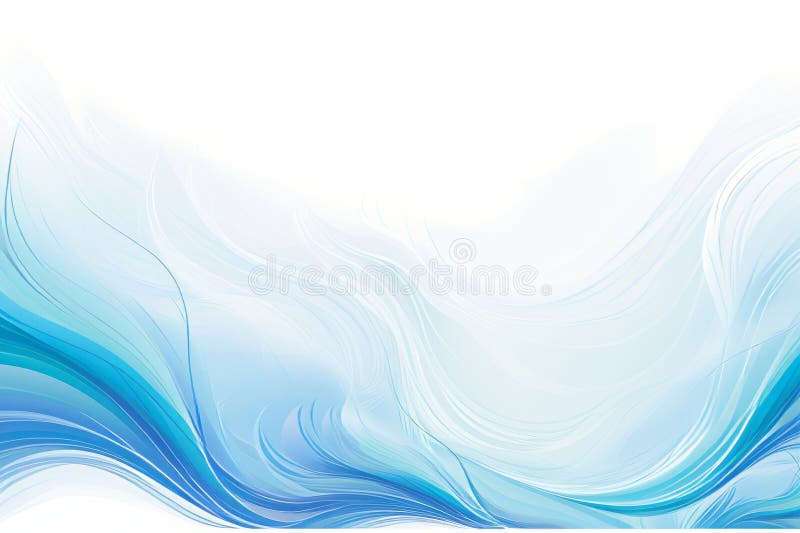 A Blue and White Abstract Background with Wavy Lines Stock Photo ...