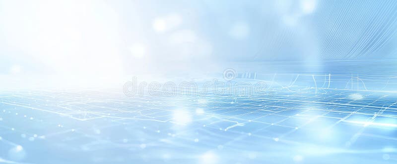 A Blue and White Abstract Digital Background, with Elements of Tech ...
