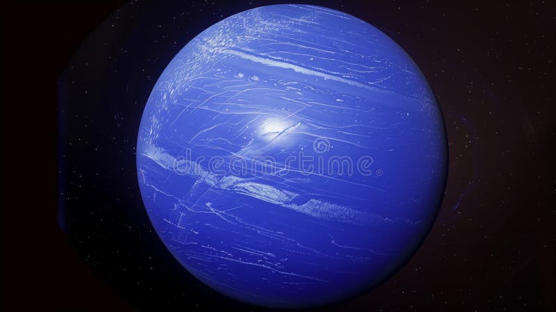 Blue and White Abstract Neptune Surface Texture Background Stock ...