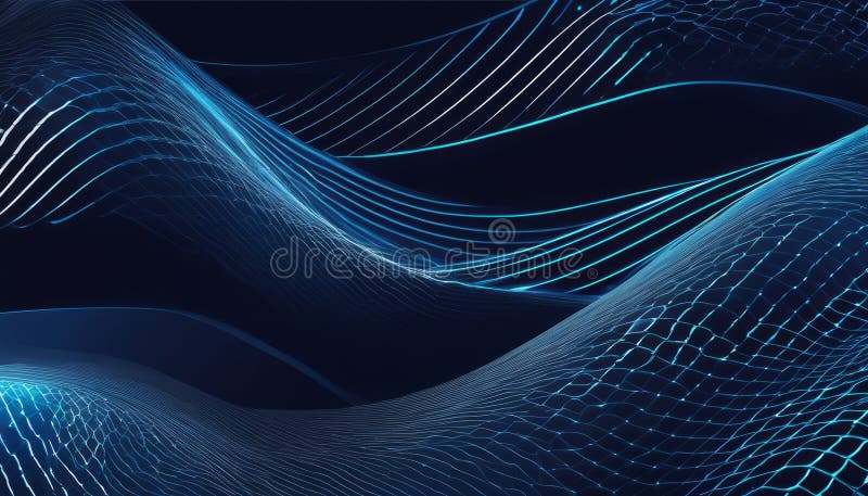 Blue and White Abstract Pattern Stock Illustration - Illustration of ...