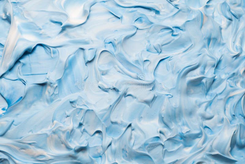 Blue White Acrylic Paint Background Tooth Paste Stock Photo - Image of ...