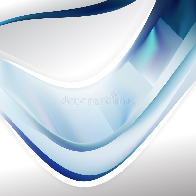 Blue and White Background Design Template Stock Vector - Illustration ...