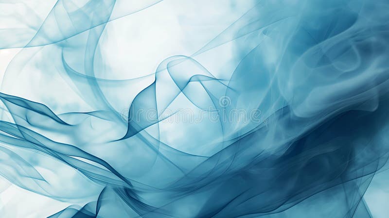 A Blue and White Background with a Blue and White Smokey Line. Abstract ...