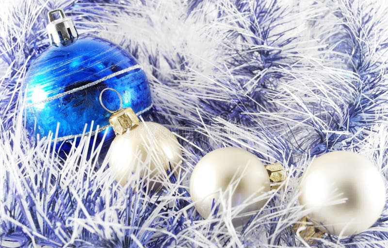 Blue balls stock photo. Image of white, blue, round, celebrations ...