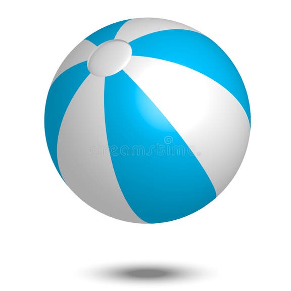 Blue Inflatable Beach Ball Stock Illustrations – 5,376 Blue Inflatable ...