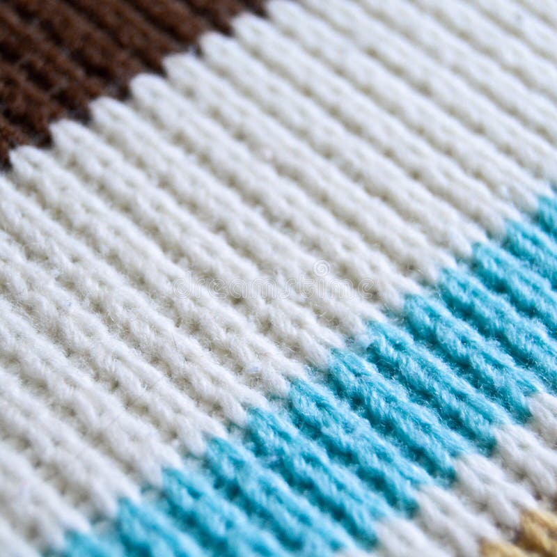 Blue White and Beige Knitting Wool, Texture Backgrounds. Stock Photo ...
