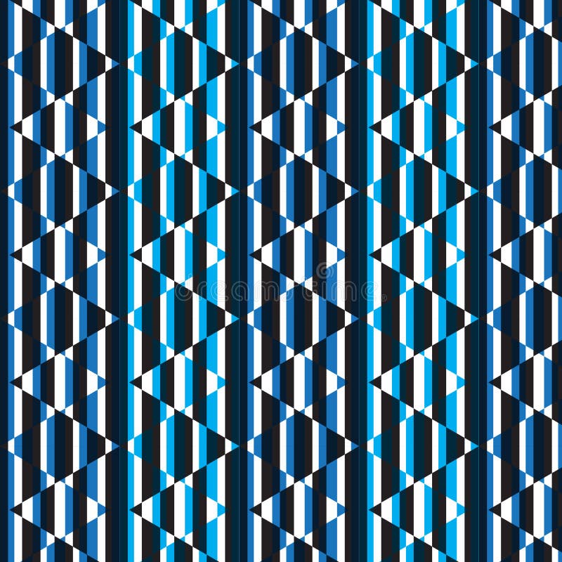 Striped Diamond Shapes on Abstract Blue and Yellow Textured Background ...