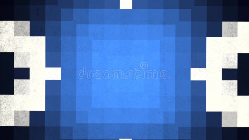 Blue and White Checkerboard Design with Black Border Varied Square ...