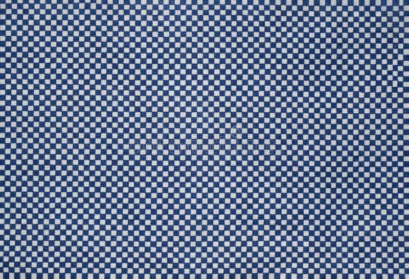 Blue and White Checkered Fabric Stock Photo - Image of geometric ...