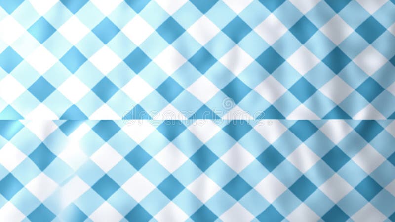 Blue and White Checkered Fabric Texture Stock Illustration ...