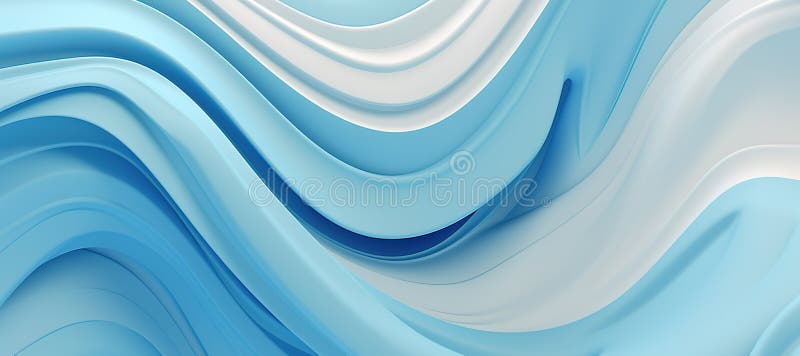 Blue White Color Pattern Waves Texture Background Stock Illustration ...