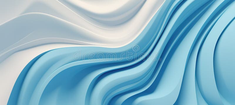 Blue White Color Pattern Waves Texture Background Stock Illustration ...