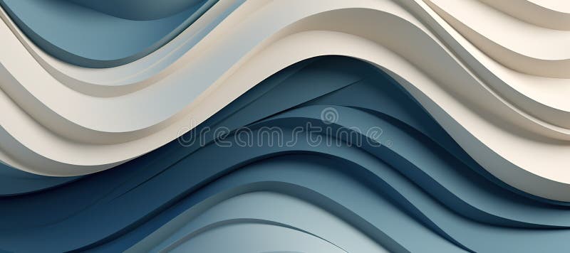Blue White Color Pattern Waves Texture Background Stock Illustration ...