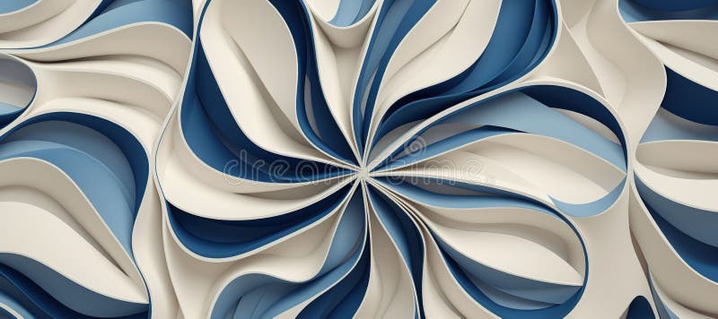 Blue White Color Pattern Waves Texture Background Stock Illustration ...
